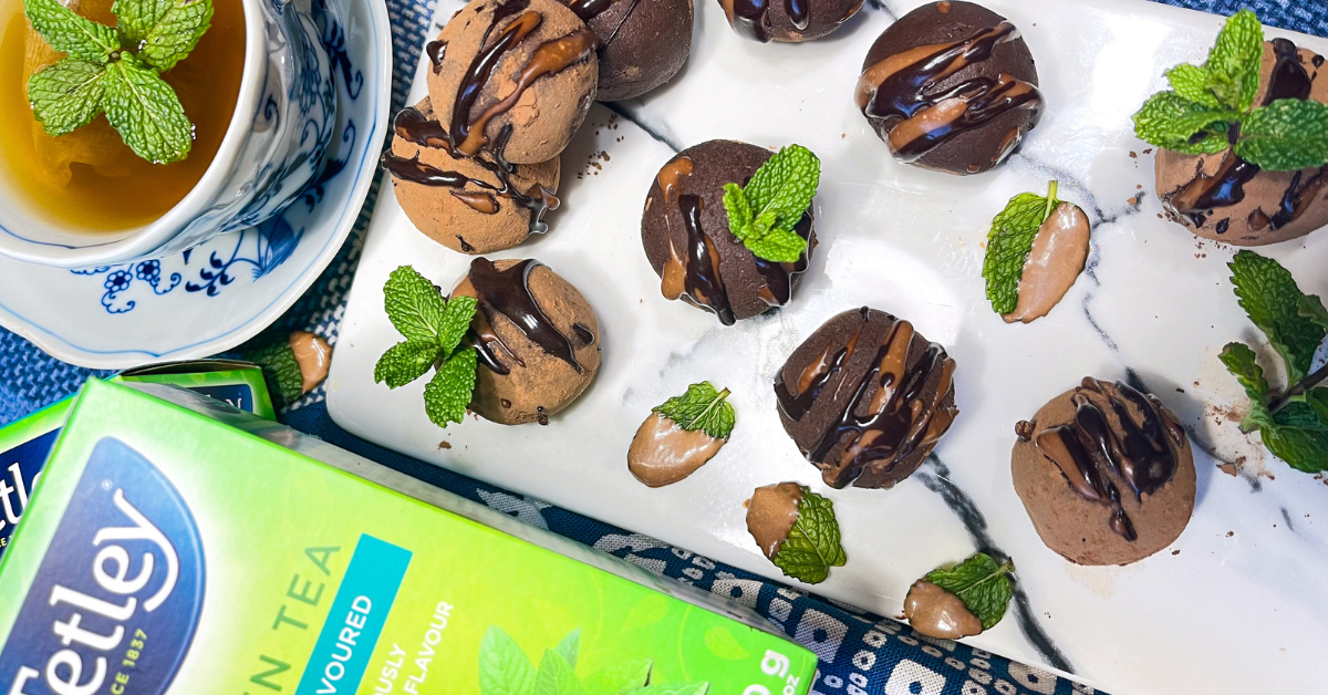Tetley Green Tea Mint and Chocolate Truffles – Joekels Tea Shop