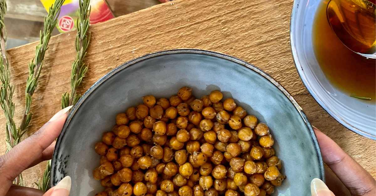 Crispy Roasted Rooibos & Herb Chickpeas – Joekels Tea Shop