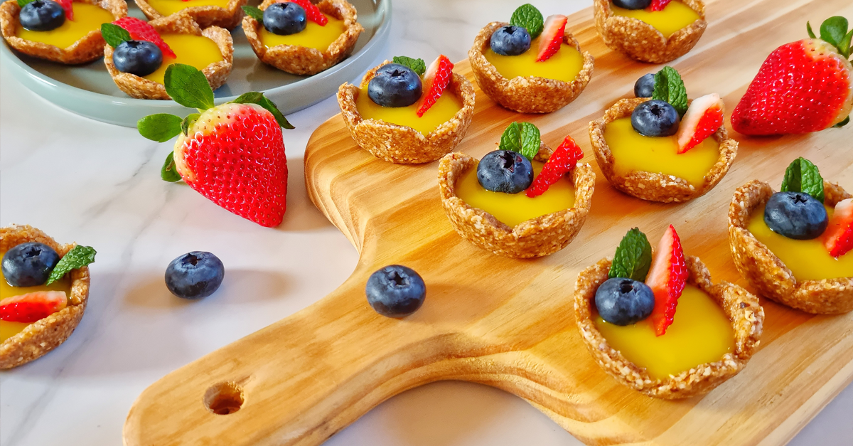 Mini Lemon Curd Tarts – Joekels Tea Shop