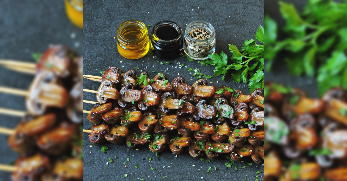 SPICED MUSHROOM SKEWERS – Joekels Tea Shop