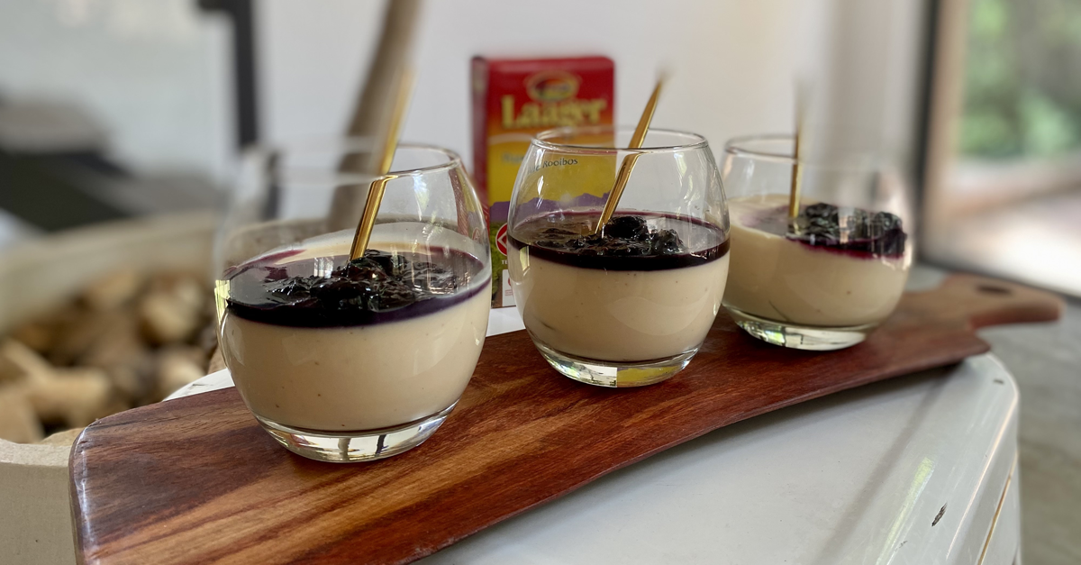 Blueberry & Rooibos Panna Cotta – Joekels Tea Shop