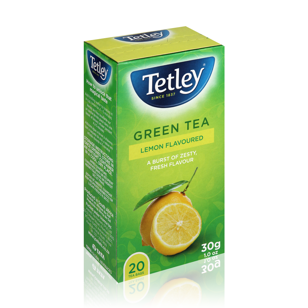 Tetley Lemon flavoured Green tea 20's – Joekels Tea Shop